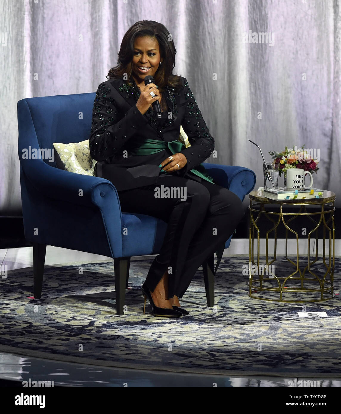 American lawyer/ writer Michelle Obama attends Becoming: An Intimate ...