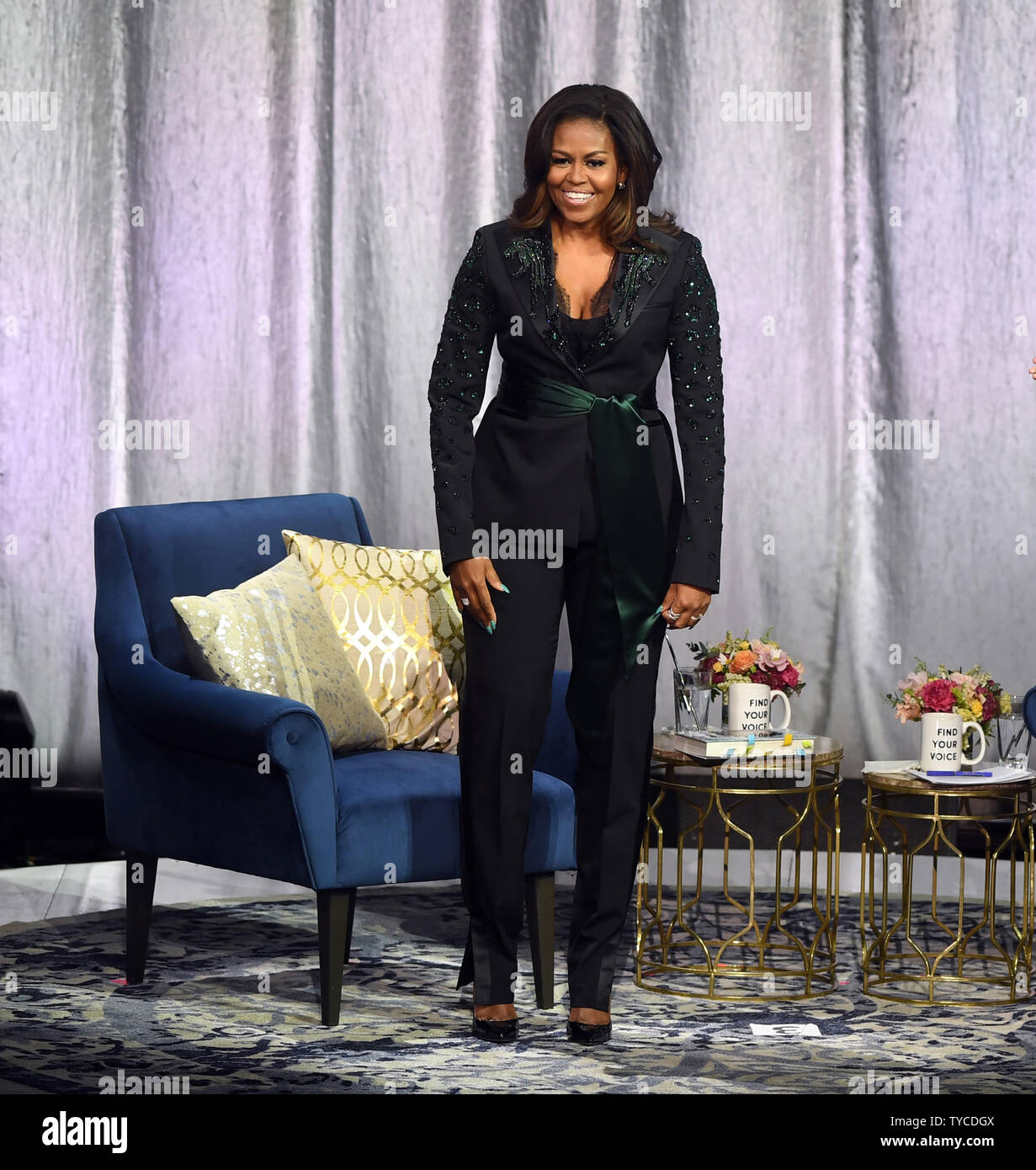 American lawyer/ writer Michelle Obama attends Becoming: An Intimate ...