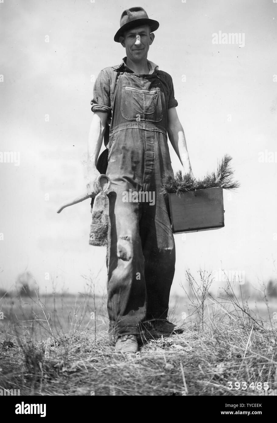 Photograph of Individual Planter; Scope and content: Original caption ...