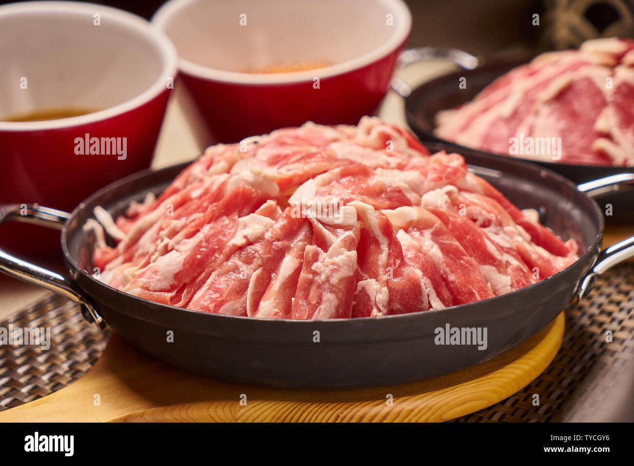 Dry pot fat cow roll Stock Photo - Alamy