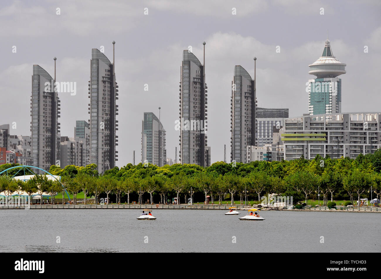 Century Park Pudong Shanghai China Stock Photo - Alamy