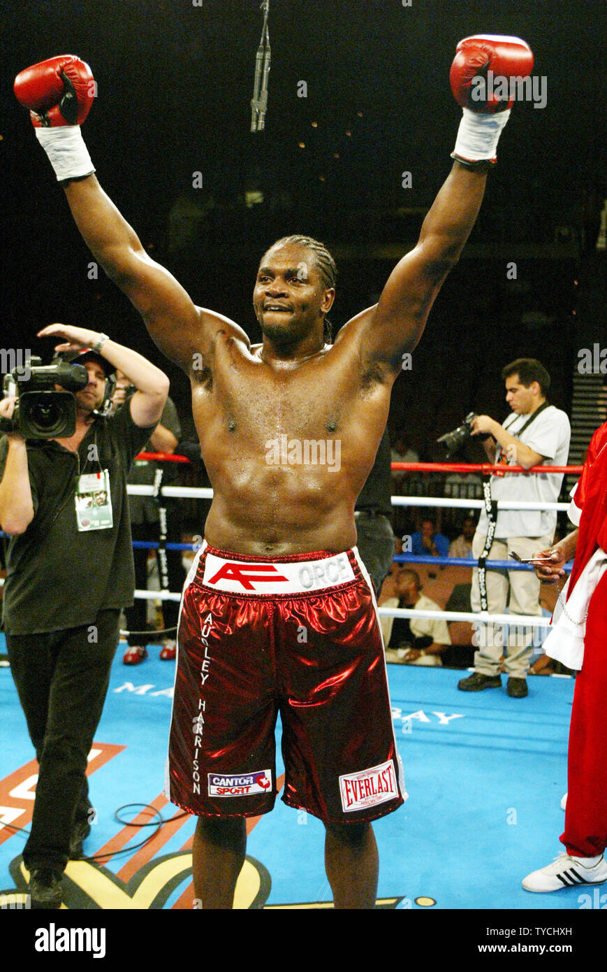 Olympic Heavyweight Gold Medalist Audley Harrison, of London England ...
