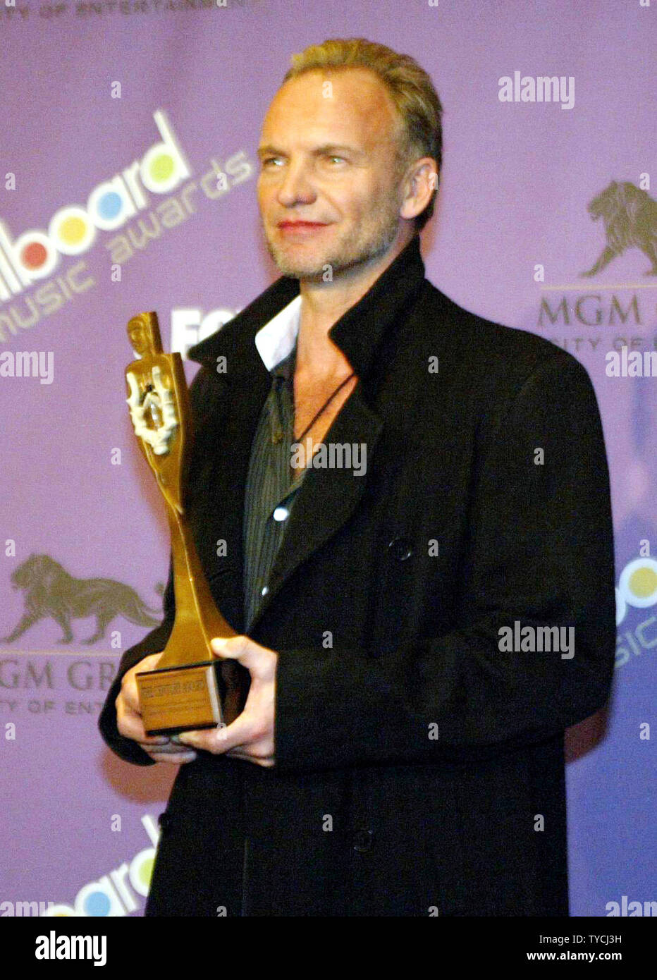Sting was awarded the Century trophy at the Billboard 2003 Music Awards ...