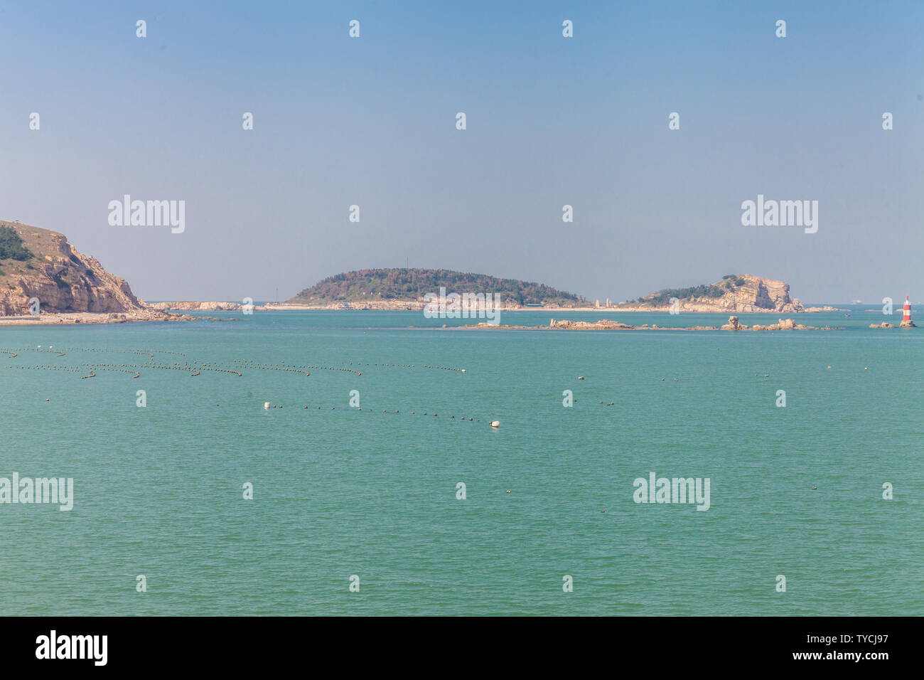 Bohai Sea Scenery of Penglai Changshan Islands, Yantai, Shandong ...