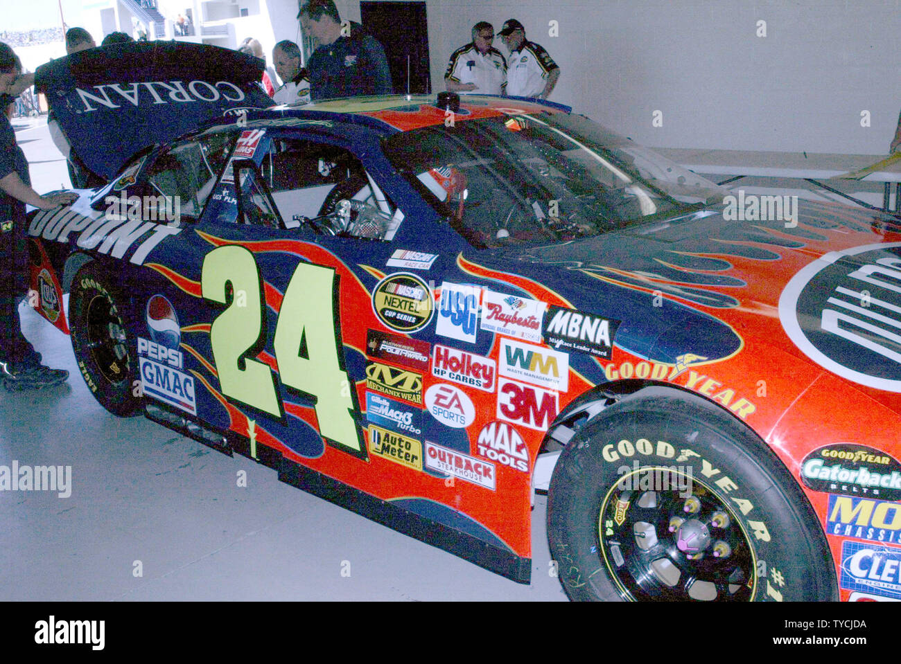 Jeff Gordons famed No. 24 car went thru a very rigid pre race ...