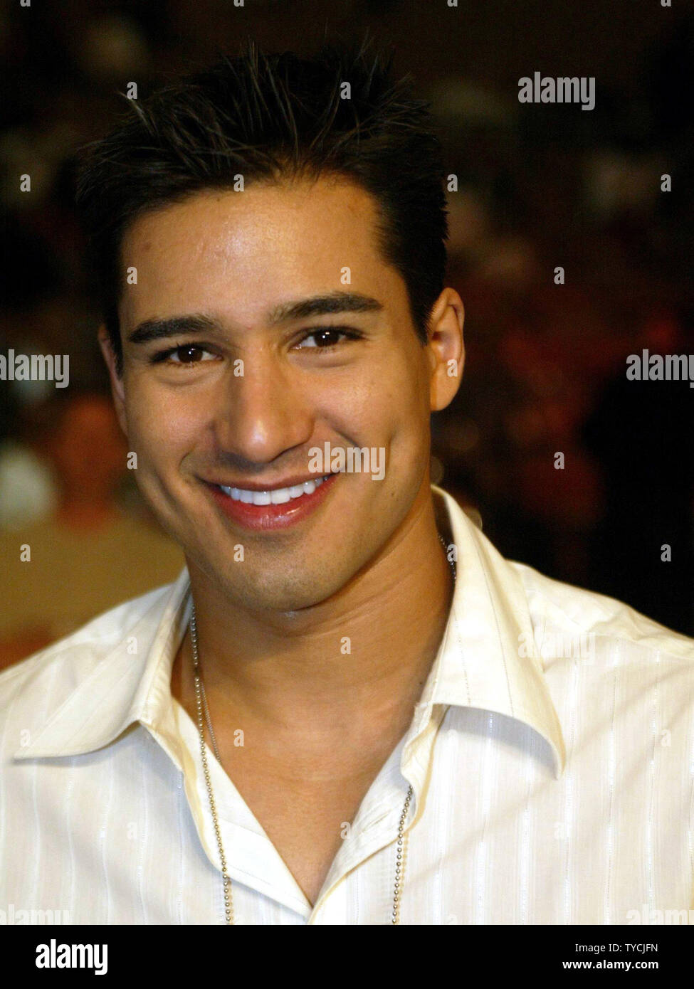 Actor Mario Lopez of movies and TV at the Klitschko-Brewster WBO ...