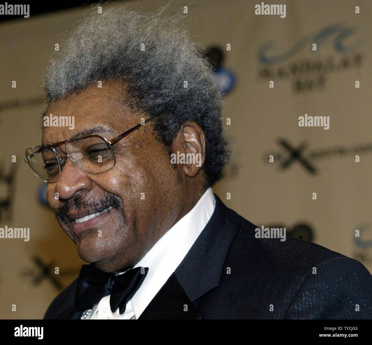 Promoter Don King at the Klitschko-Brewster WBO heavyweight title fight ...