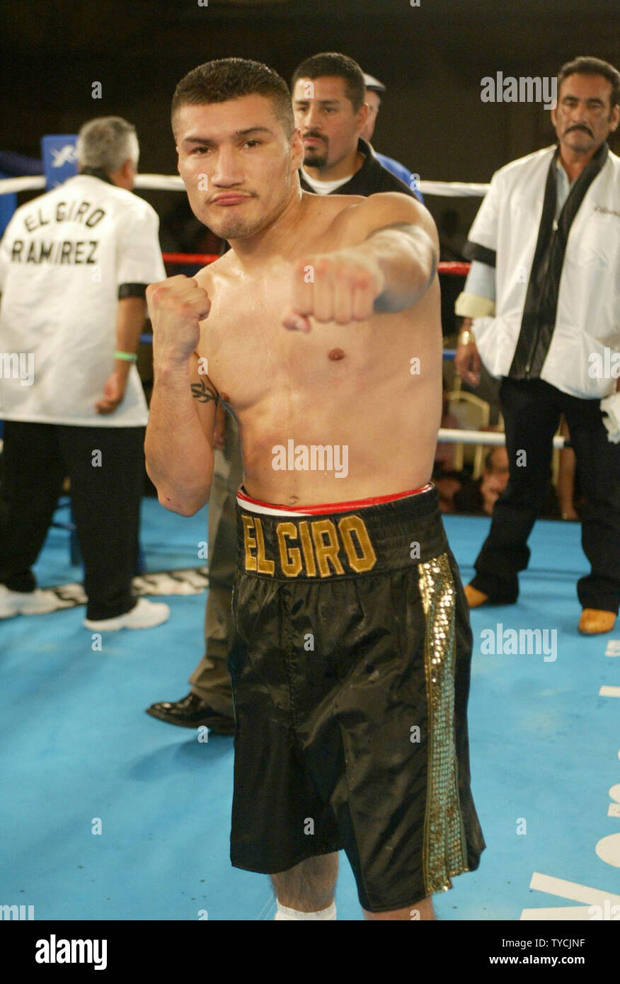 Jairo Ramirez of San Diego knocked out former lightweight champion Julio Sanchez-Leon of ...