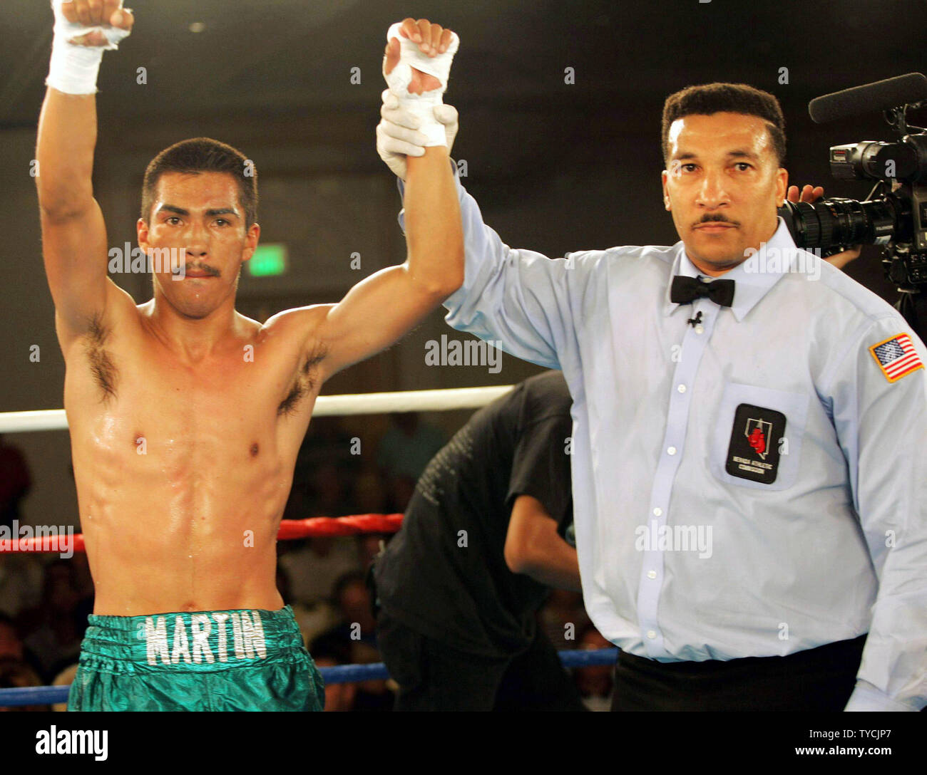 Top Featherweight contender Martin Honorio of Mexico City is declared ...