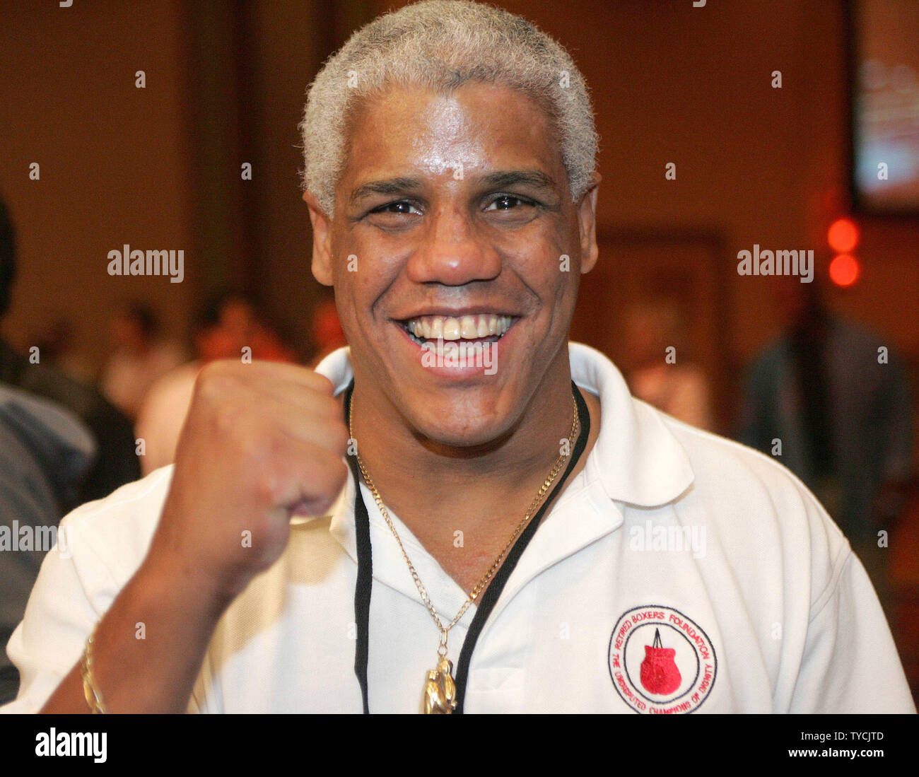 Former middleweight champion and presently President of the Retired ...