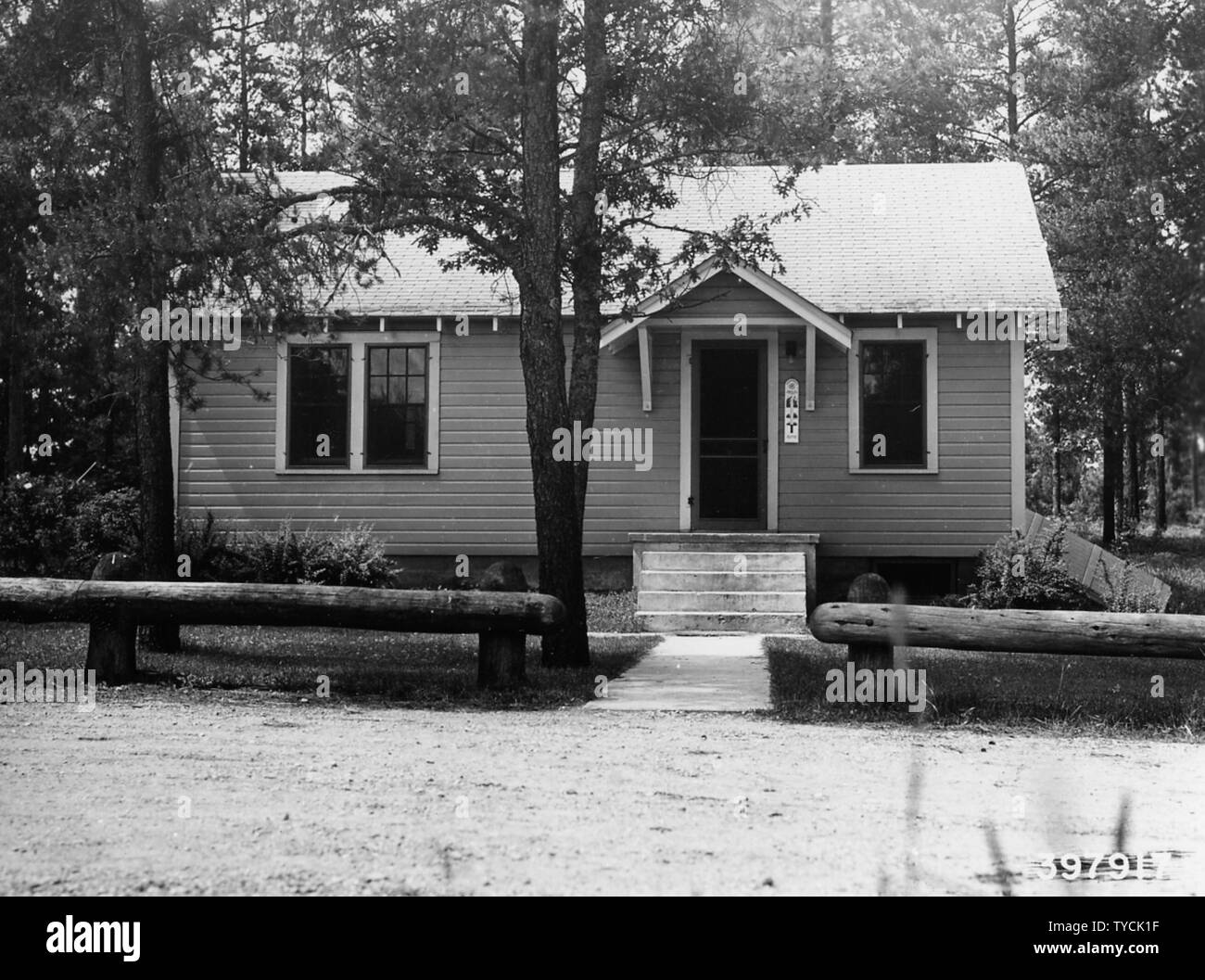 Photograph of Mack Lake Ranger Station; Scope and content: Original ...