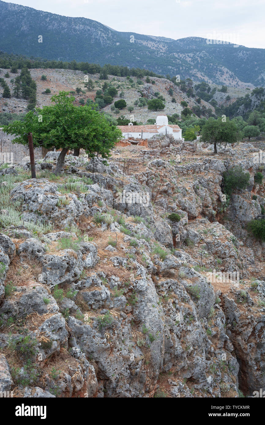 Archangelos Michael, ancient church, former village aradena, aradena ...