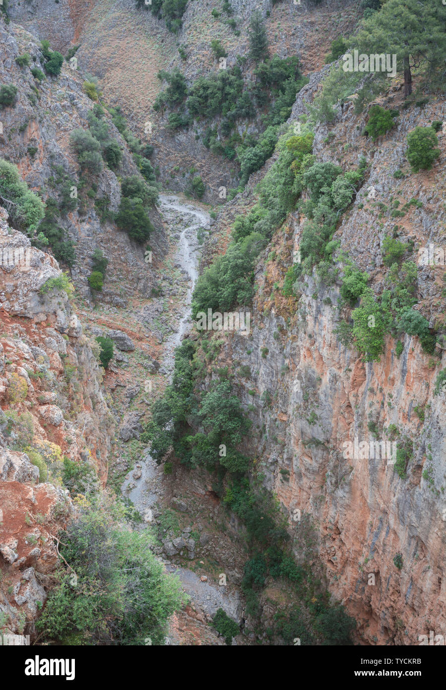 aradena gorge, aradena, Sphakia, chania, crete, ionian sea, greece ...