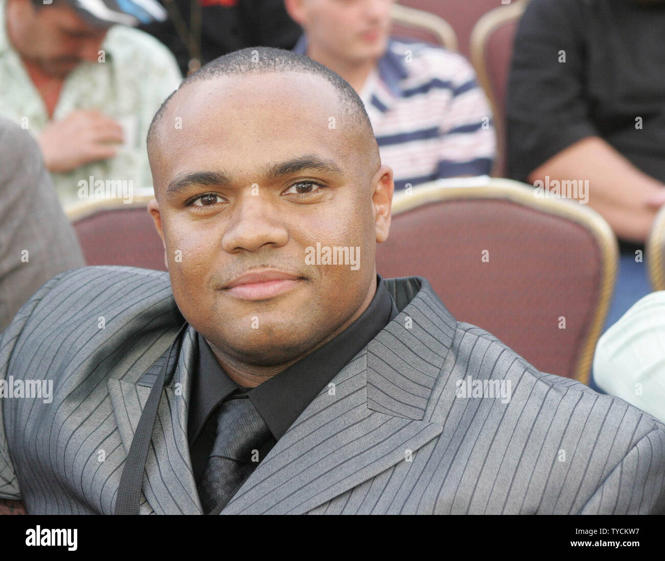 World rated championship fight judge Robert Hoyle waits for the main ...