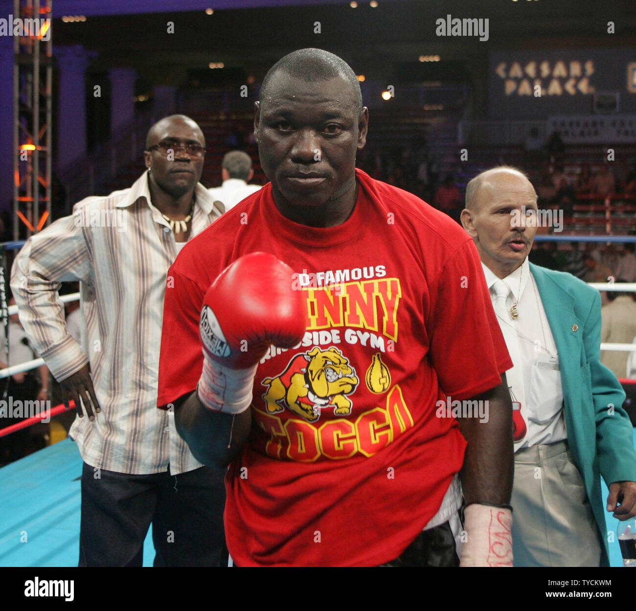 Top rated heavyweight Friday Ahunanya of Las Vegas strikes a pose in ...
