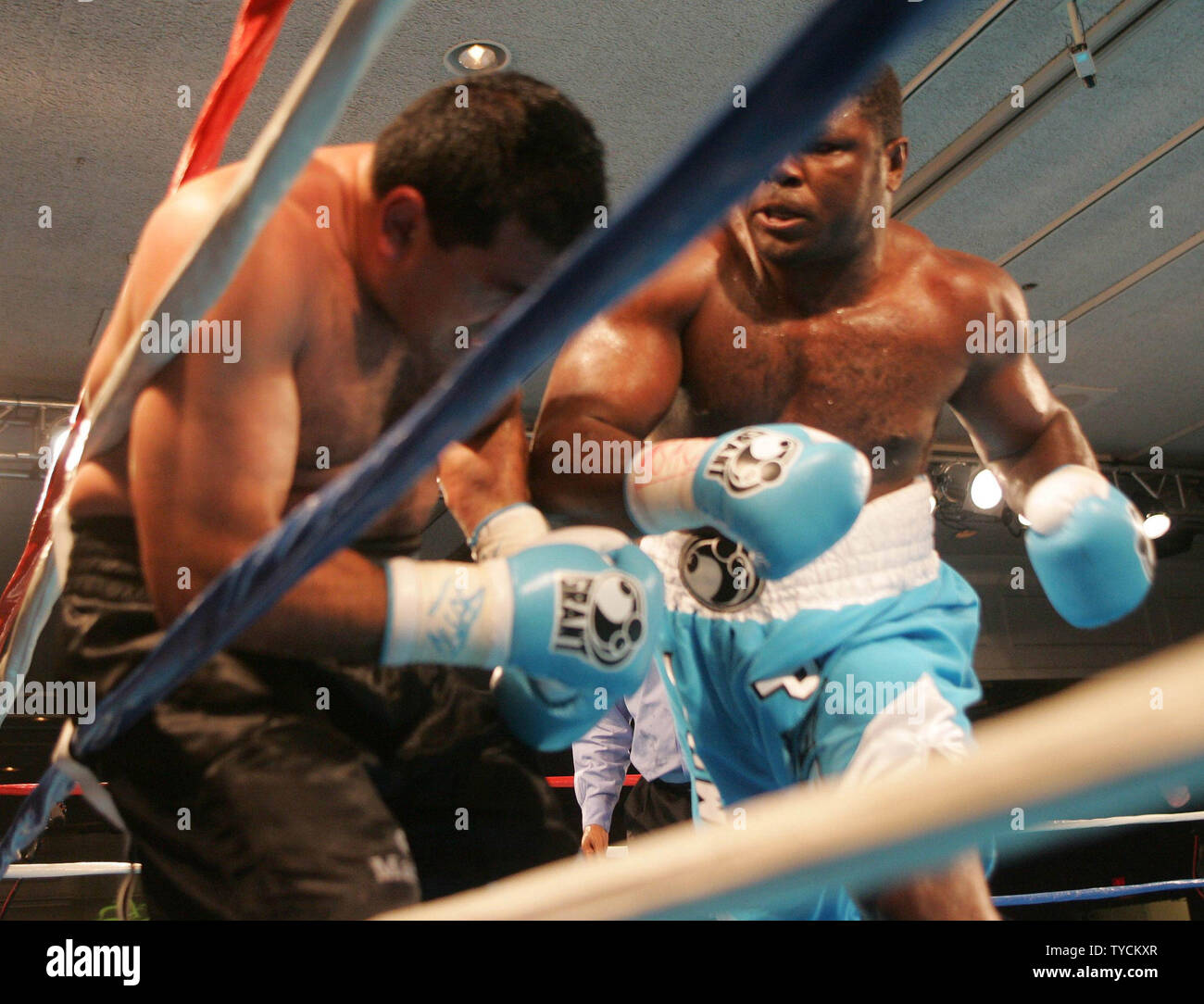 Top ranked heavyweight Samuel Peter of Nigeria pounds challenger ...