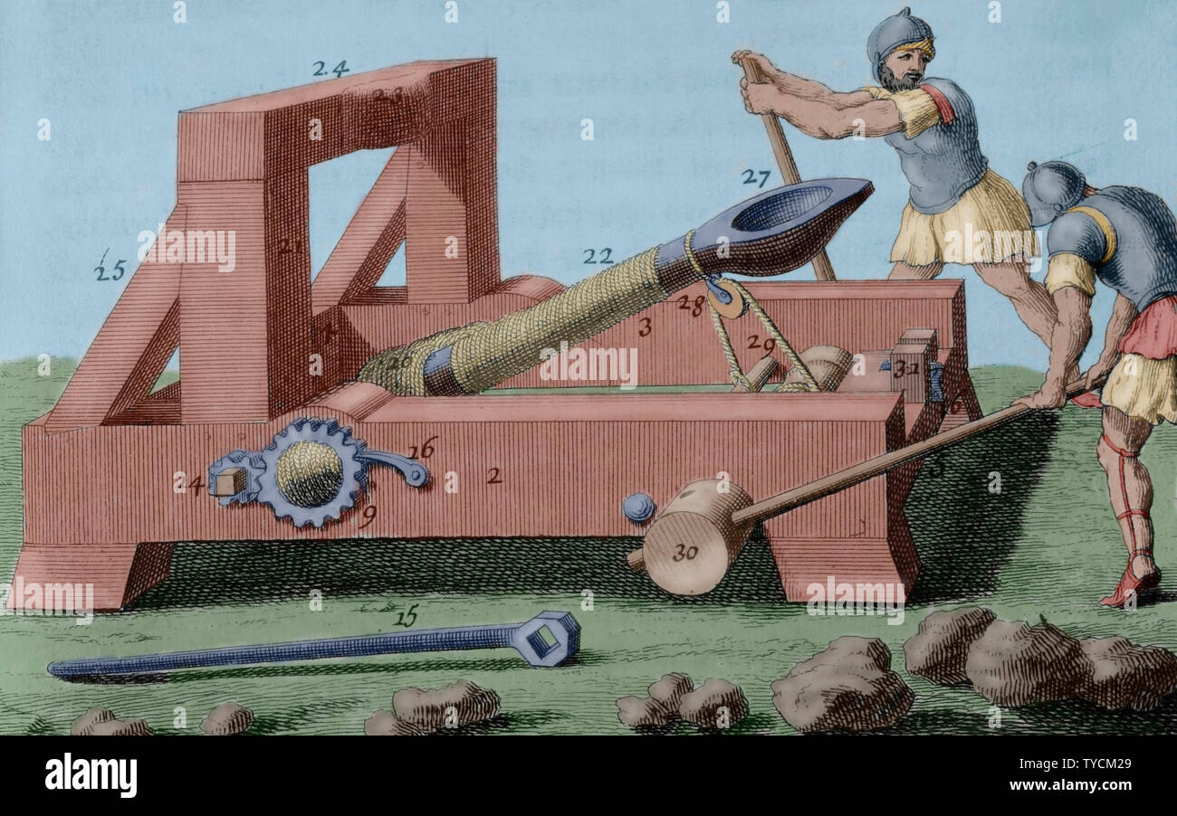 Catapult assault weapon hi-res stock photography and images - Alamy