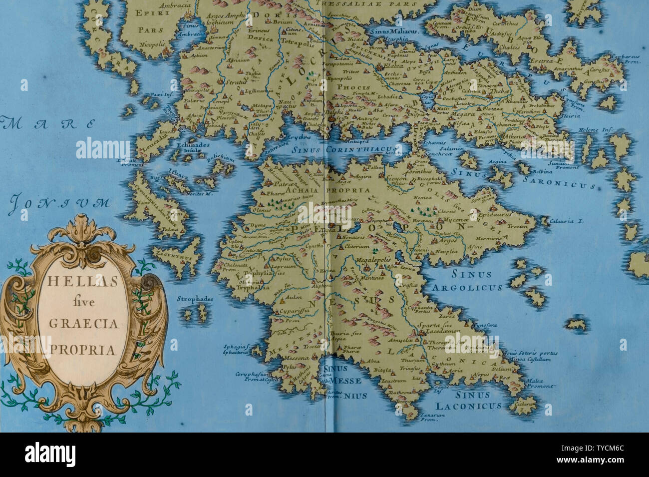 map of archaic greece