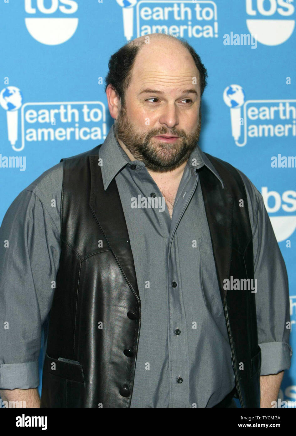 Comedian Jason Alexander poses in the press room during the taping of ...