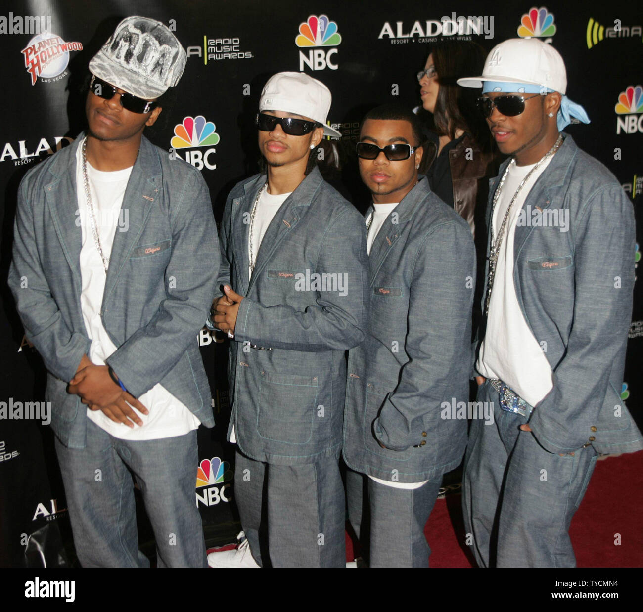 Pretty Ricky appears at the 2005 Radio Music Awards, held at the ...