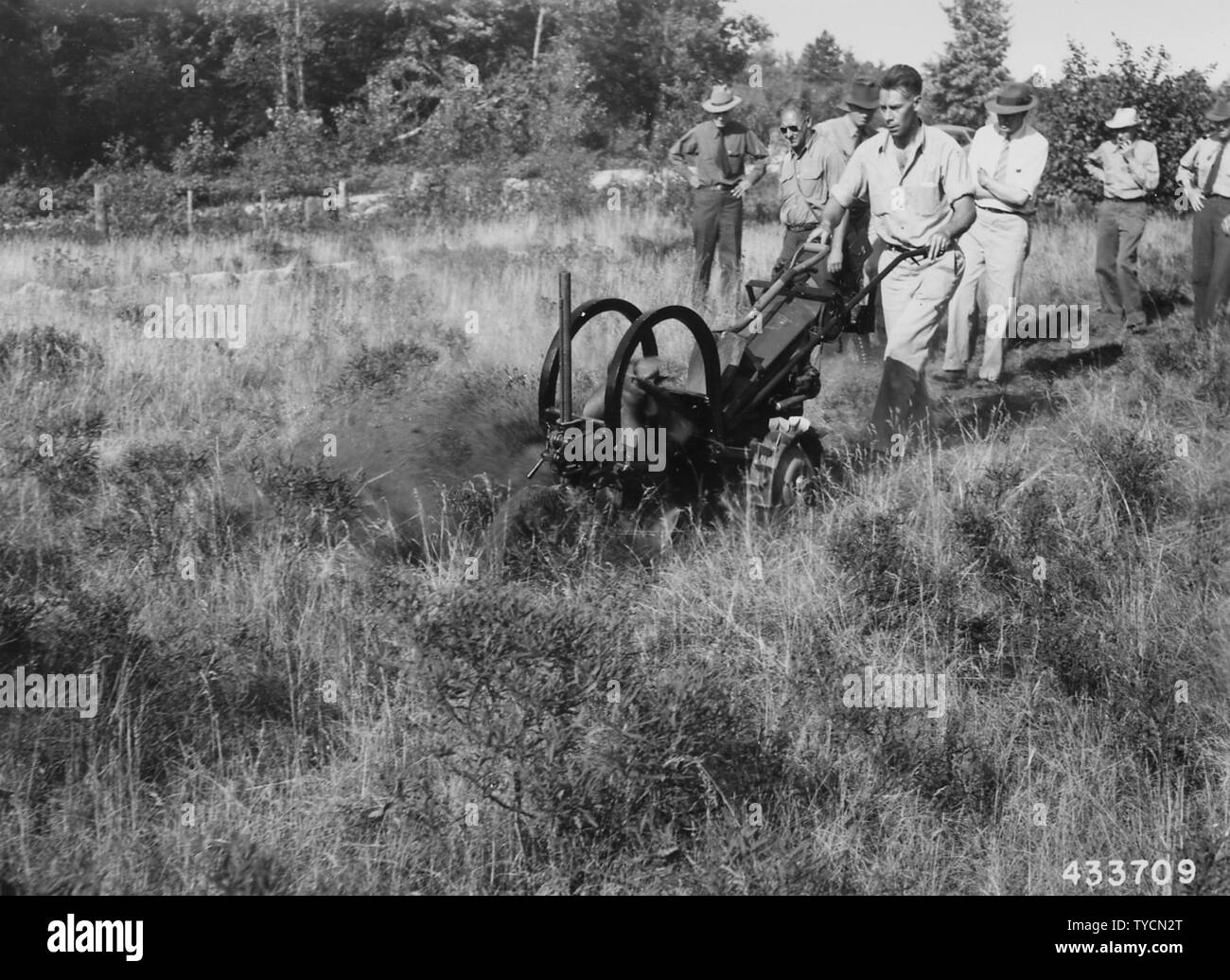 Photograph of Michigan Sand Thrower; Scope and content: Original ...