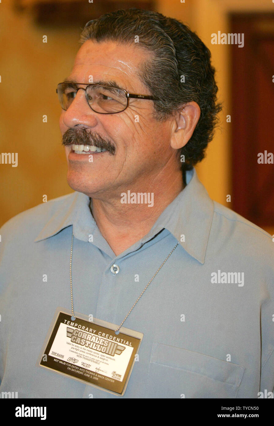 Top cutman and movie actor Jake "Stitch" Duran attends the Coralles ...