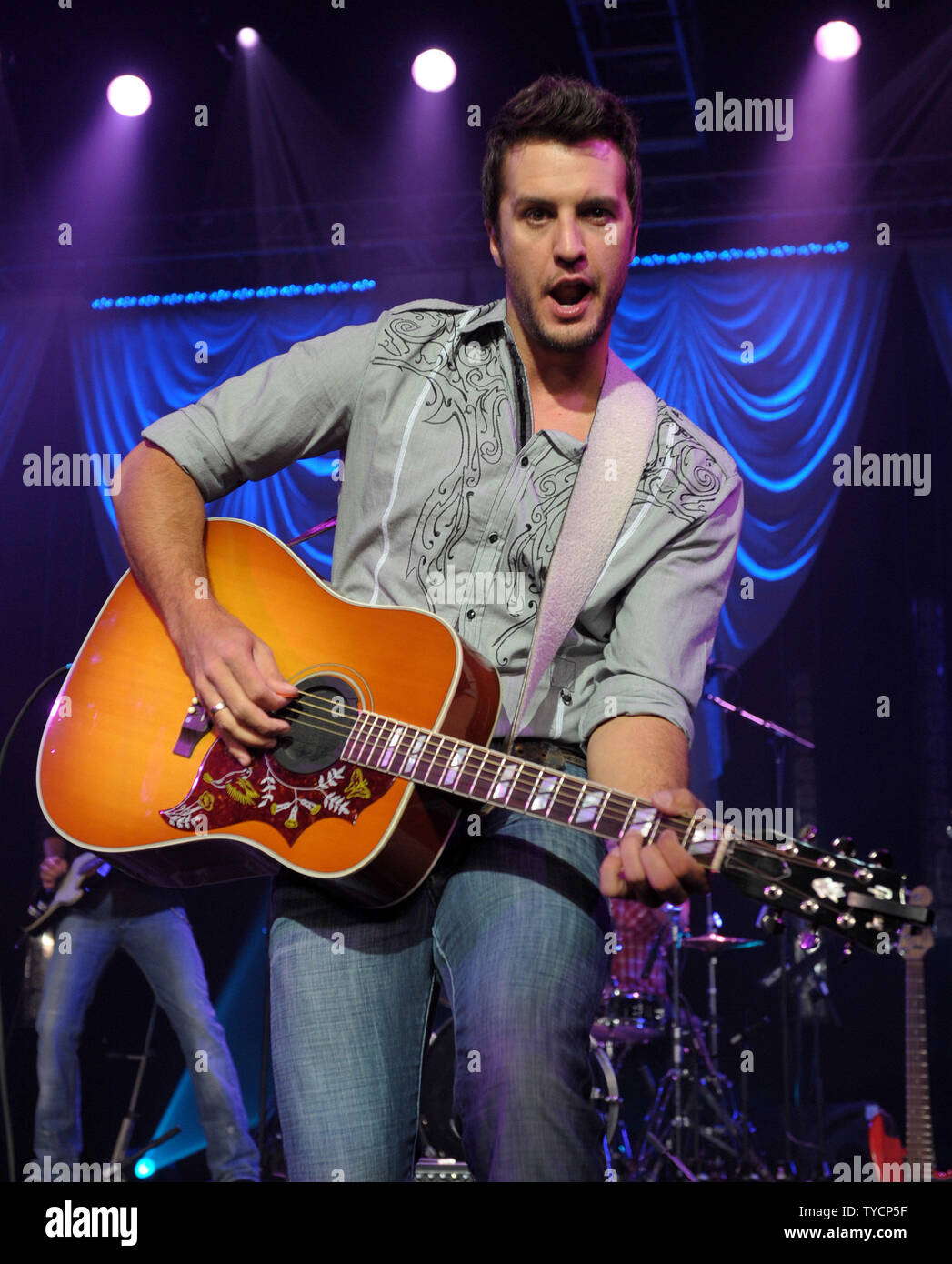 Luke Bryan performs live during the second annual Academy of Country ...