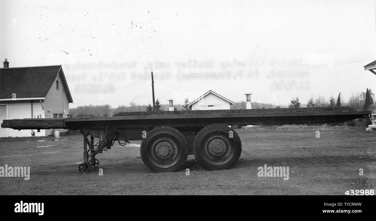 Photograph of Nicolet Tilt-Top Trailer Without Truck-Tractor; Scope and ...