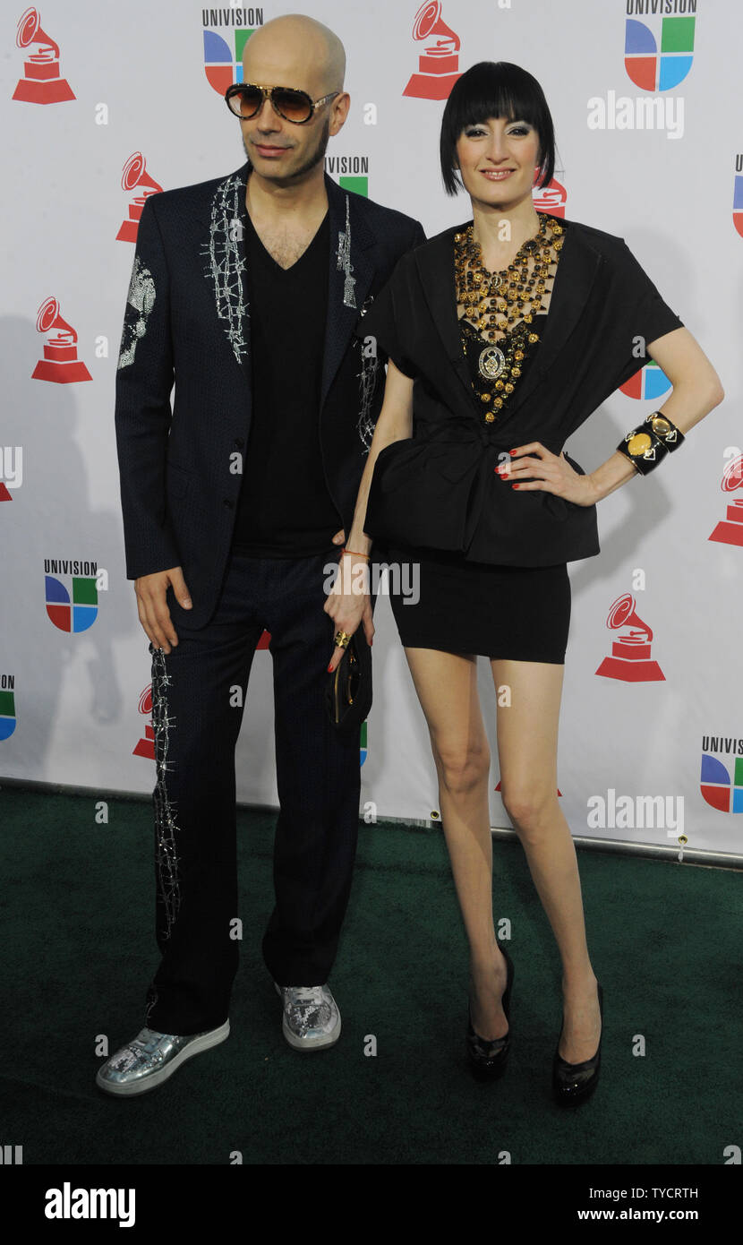 Andres Levin and Cucu Diamantes arrive at the 10th annual Latin Grammy ...