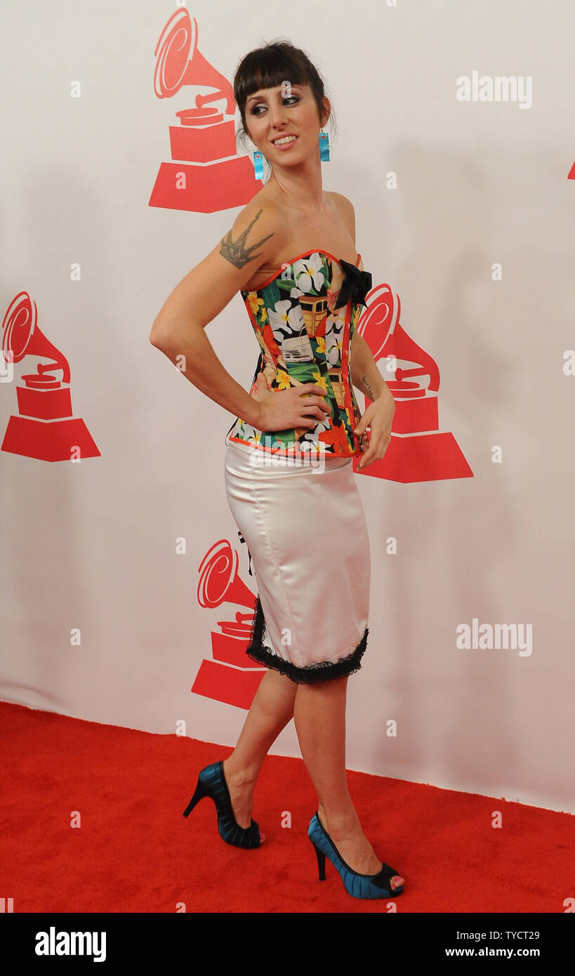 Singer Mala Rodriguez arrives at the Latin Grammy Person of the Year ...