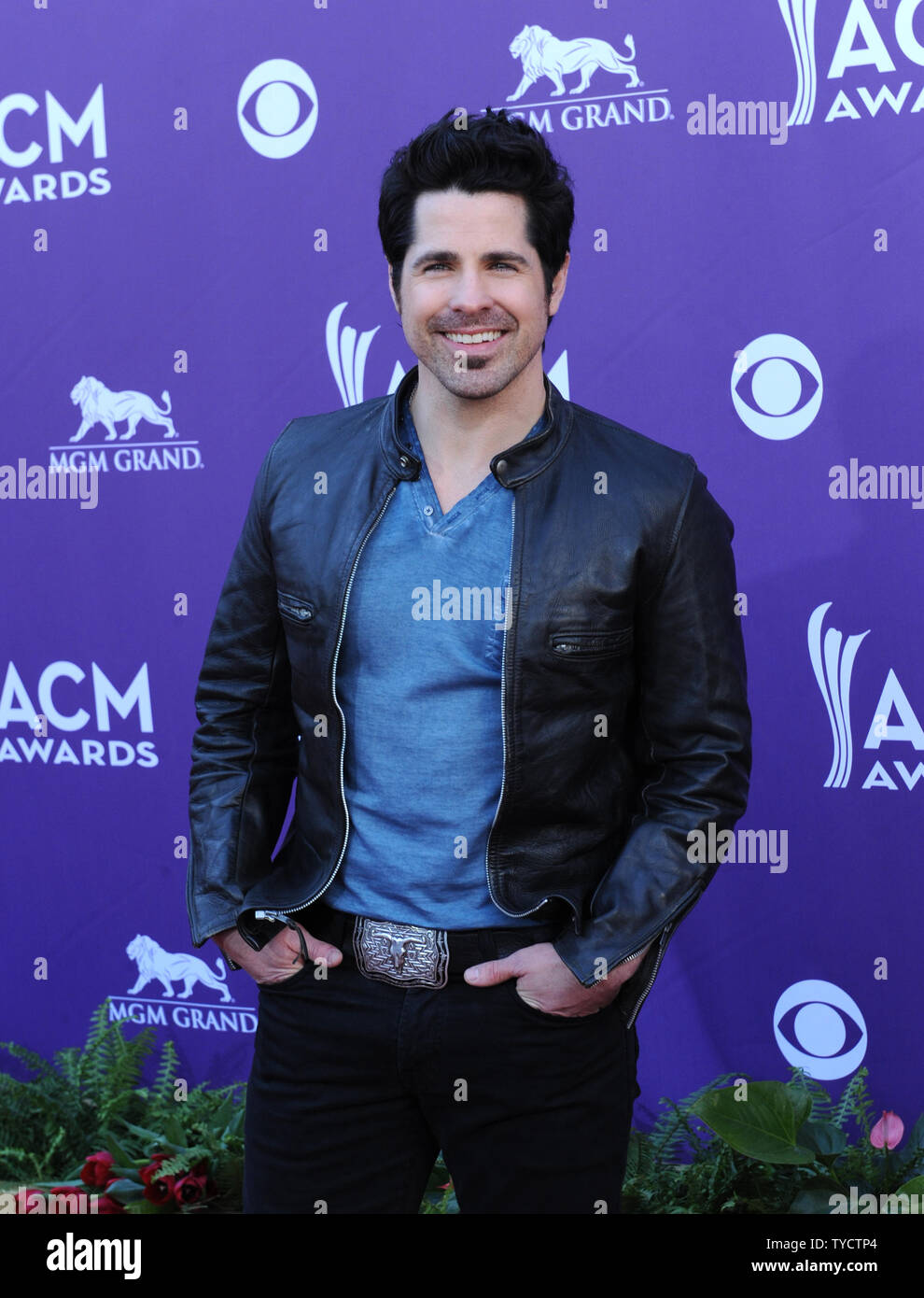 Musician JT Hodges arrives at the 47th annual Academy of Country Music ...