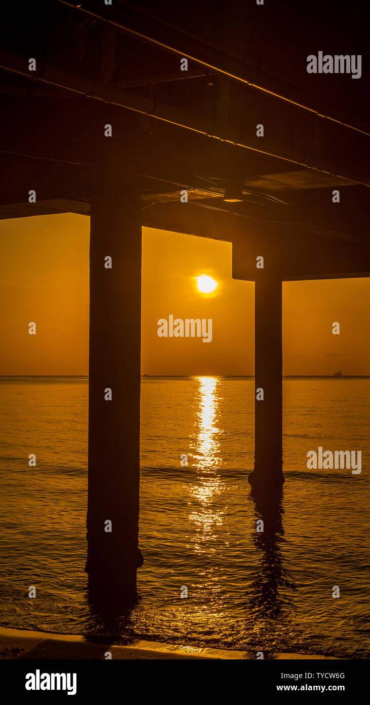 Sunrise at Dania Beach Stock Photo - Alamy