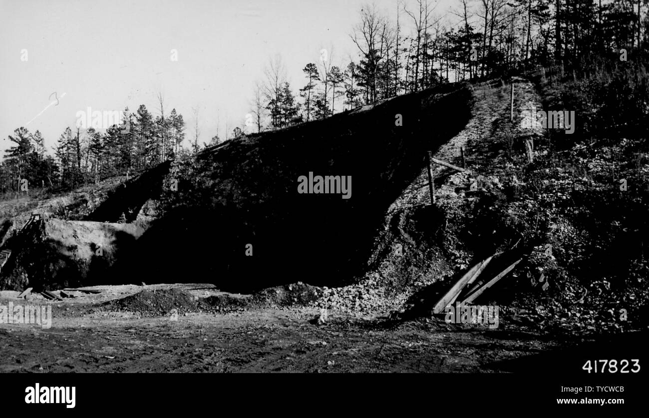 Photograph of Open Pit Iron Mine; Scope and content: Original caption ...