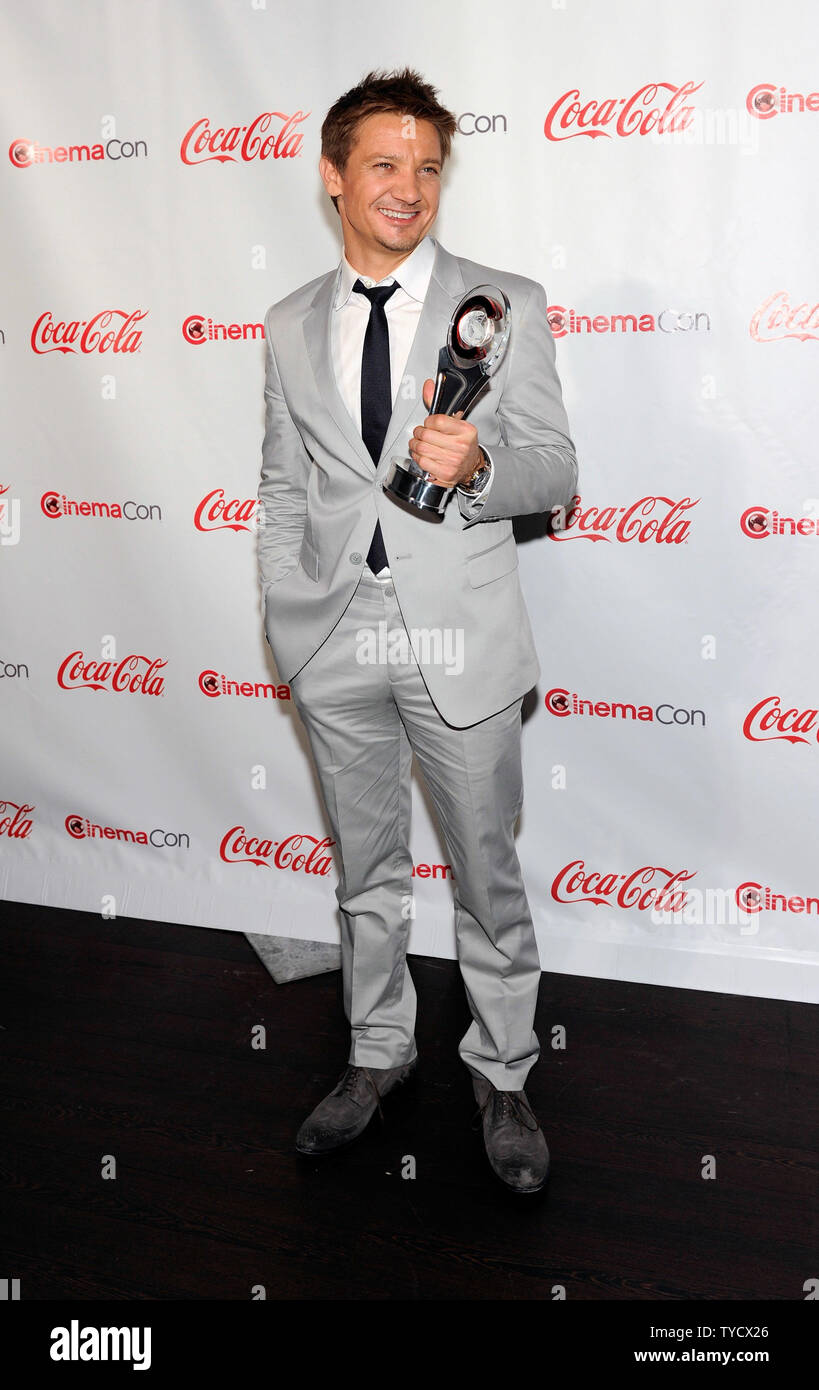 Actor Jeremy Renner, recipient of the Male Star of the Year Award ...