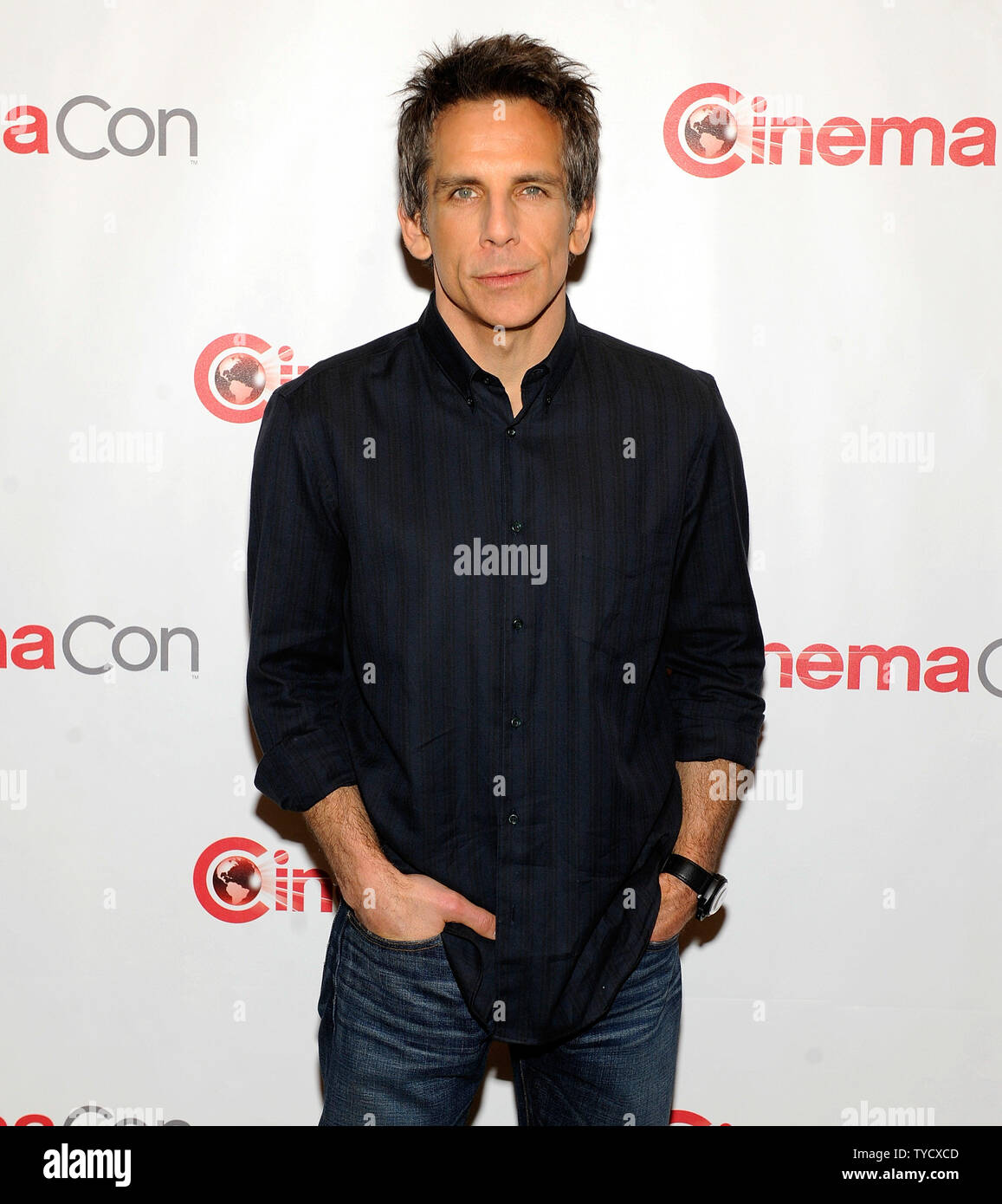 Actor Ben Stiller arrives at a 20th Century Fox presentation to promote ...