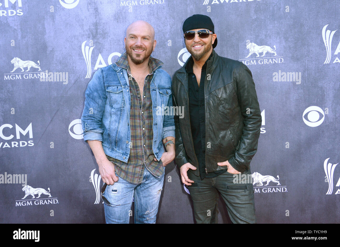 (L-R ) Singers Chris Lucas and Preston Brust, of LoCash Cowboys ...