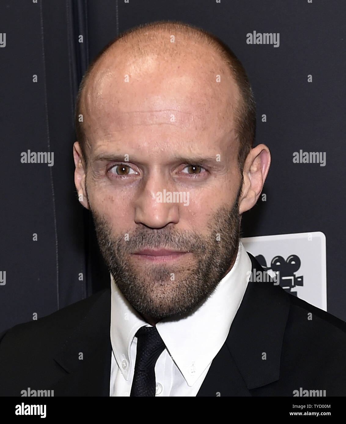 Actor Jason Statham attends the Pioneer of the Year dinner at Caesars ...