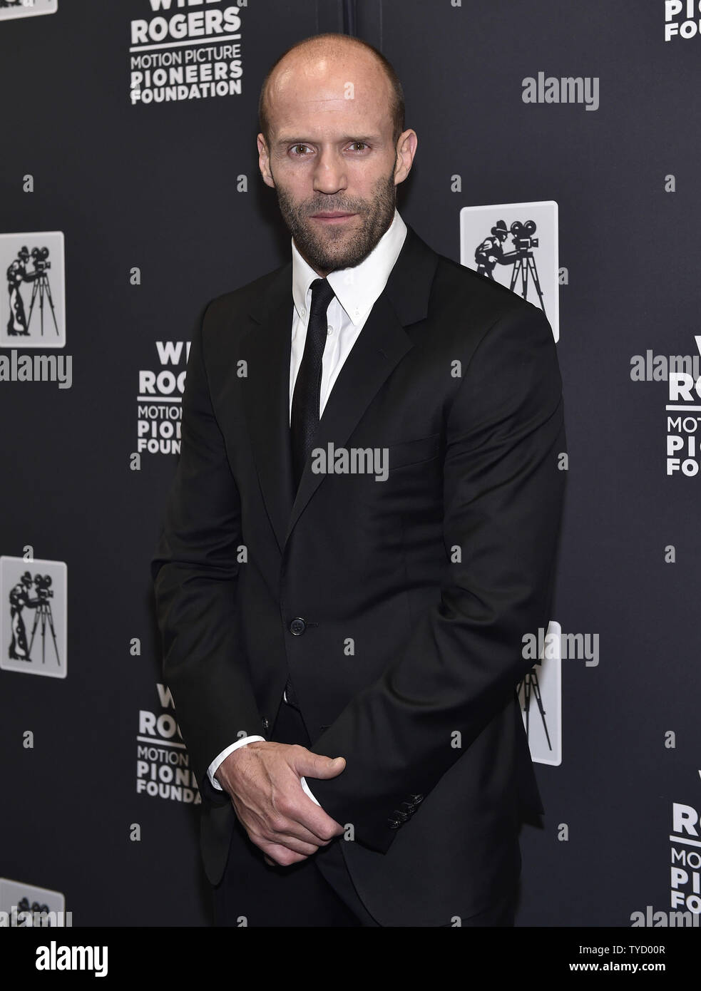Actor Jason Statham attends the Pioneer of the Year dinner at Caesars ...