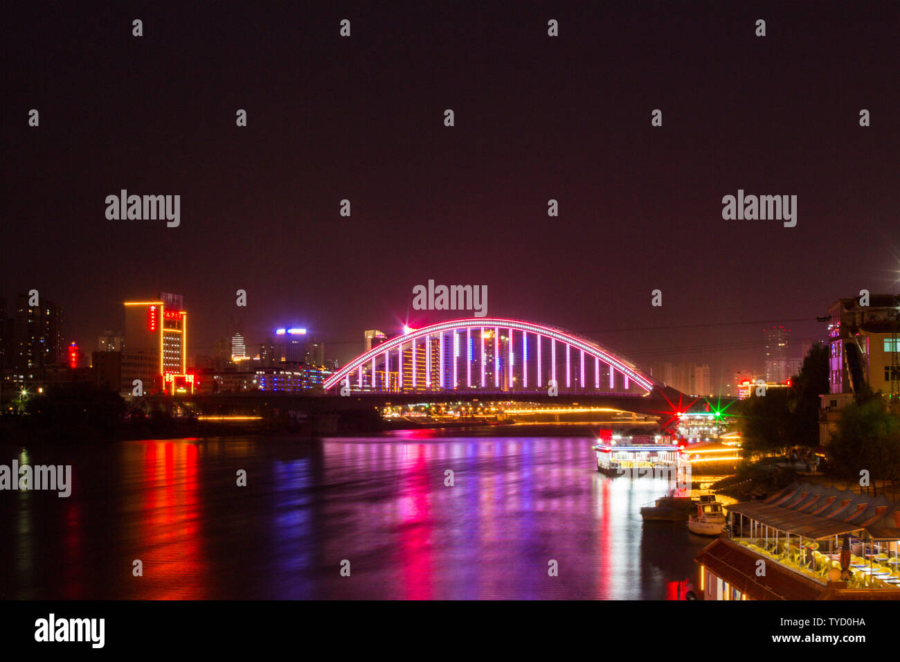 Lanzhou night view hi-res stock photography and images - Alamy