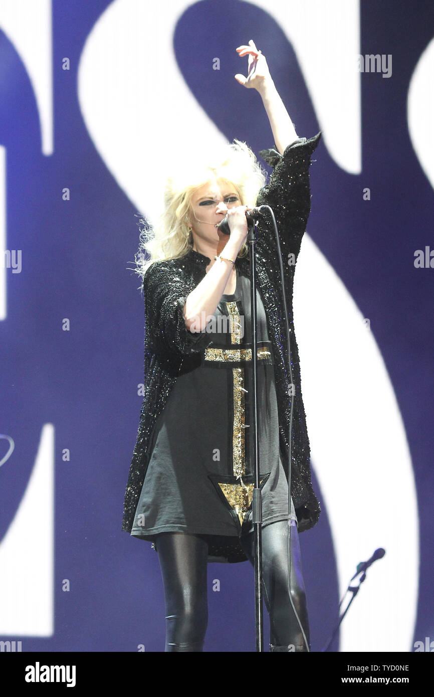 American rock band The Pretty Reckless performs during the 30th bi ...