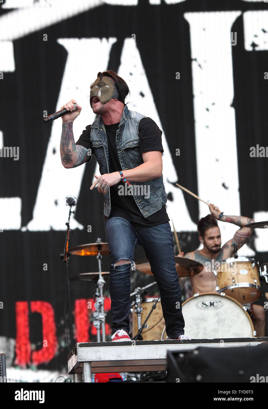 American rock band Hollywood Undead performs during the 30th bi-annual ...