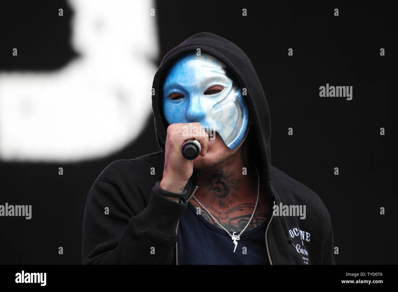 American rock band Hollywood Undead performs during the 30th bi-annual ...