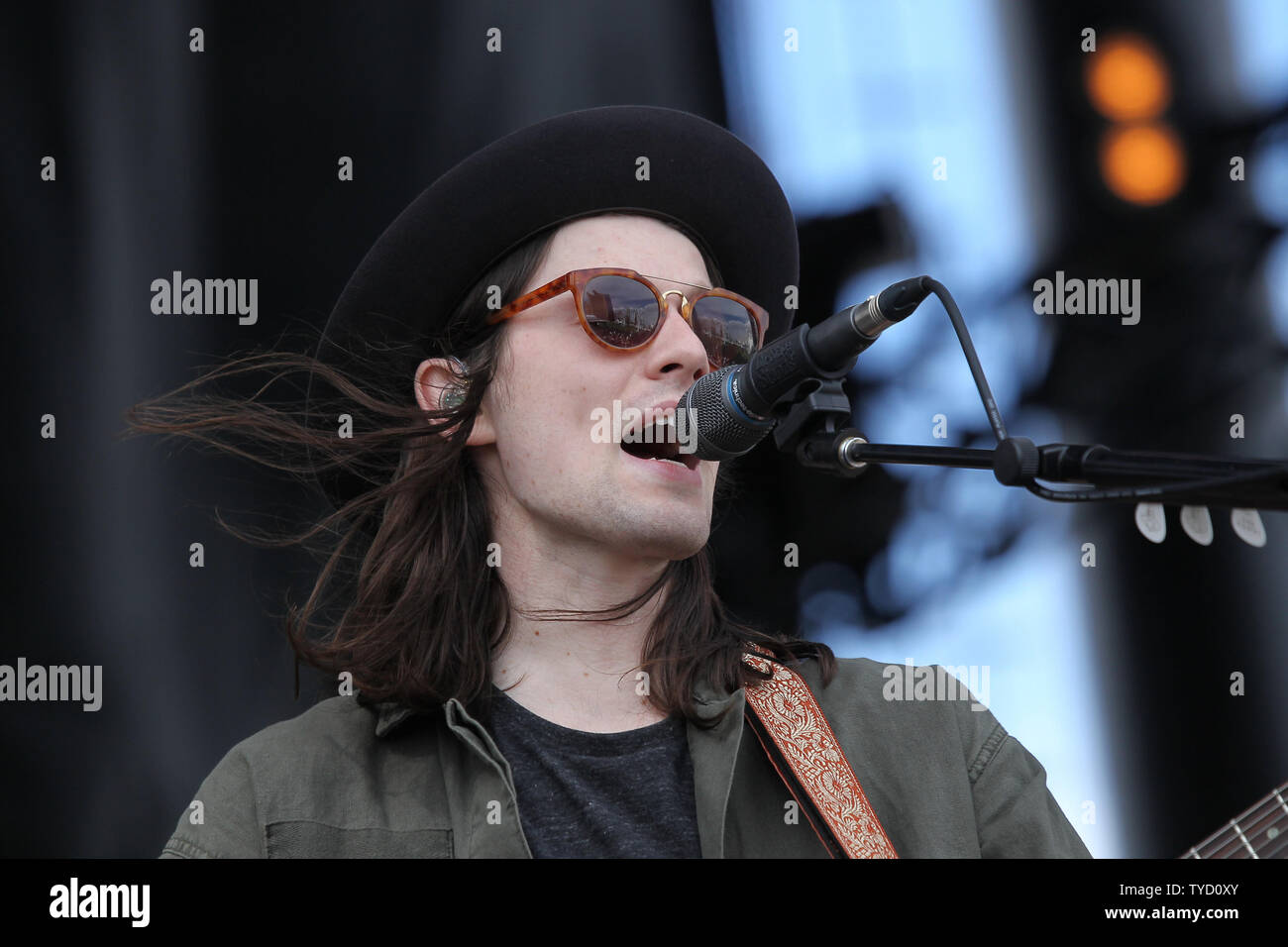 British singer James Bay performs during the 30th bi-annual Rock in Rio ...
