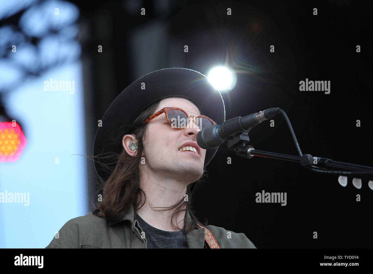 British singer James Bay performs during the 30th bi-annual Rock in Rio ...