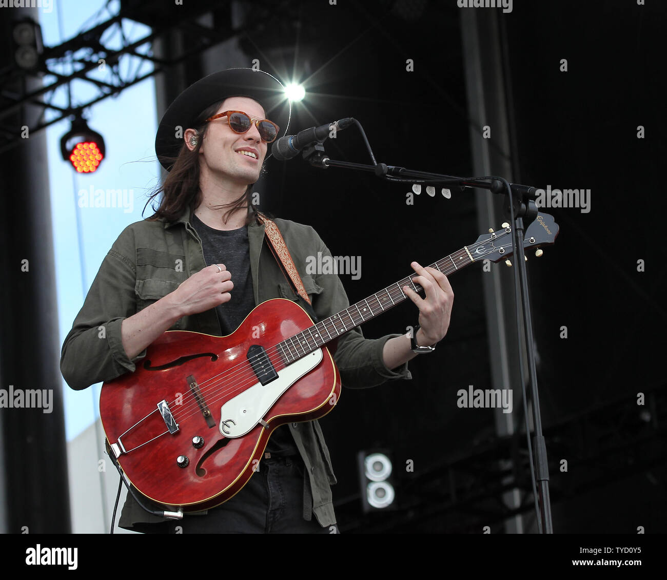 British singer James Bay performs during the 30th bi-annual Rock in Rio ...