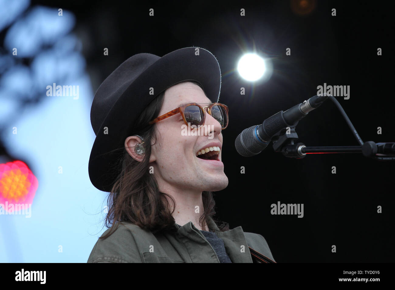 British singer James Bay performs during the 30th bi-annual Rock in Rio ...
