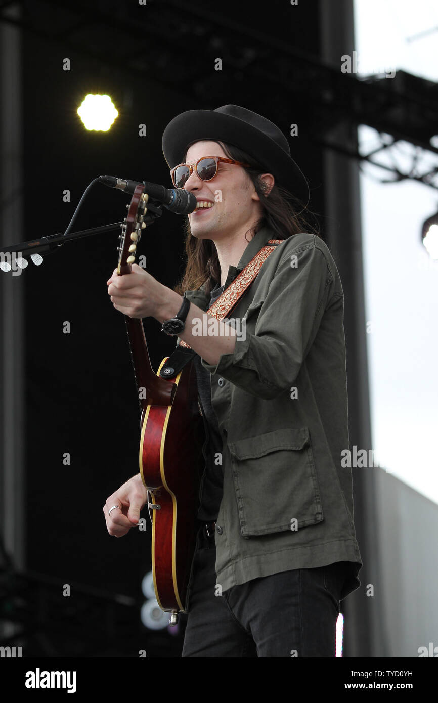 British singer James Bay performs during the 30th bi-annual Rock in Rio ...