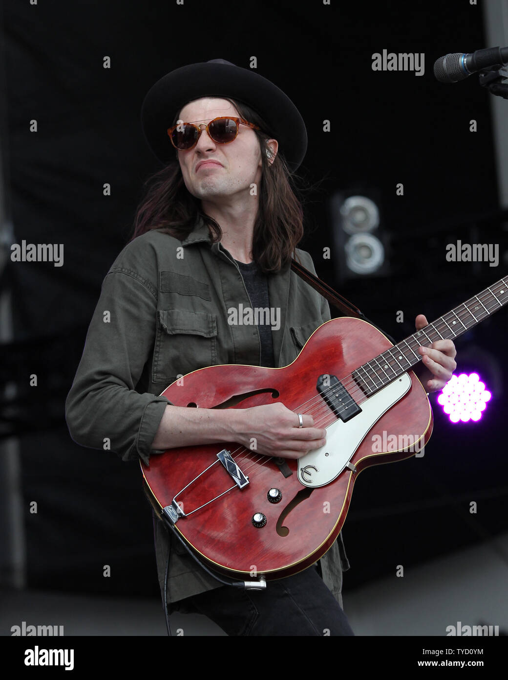 British singer James Bay performs during the 30th bi-annual Rock in Rio ...