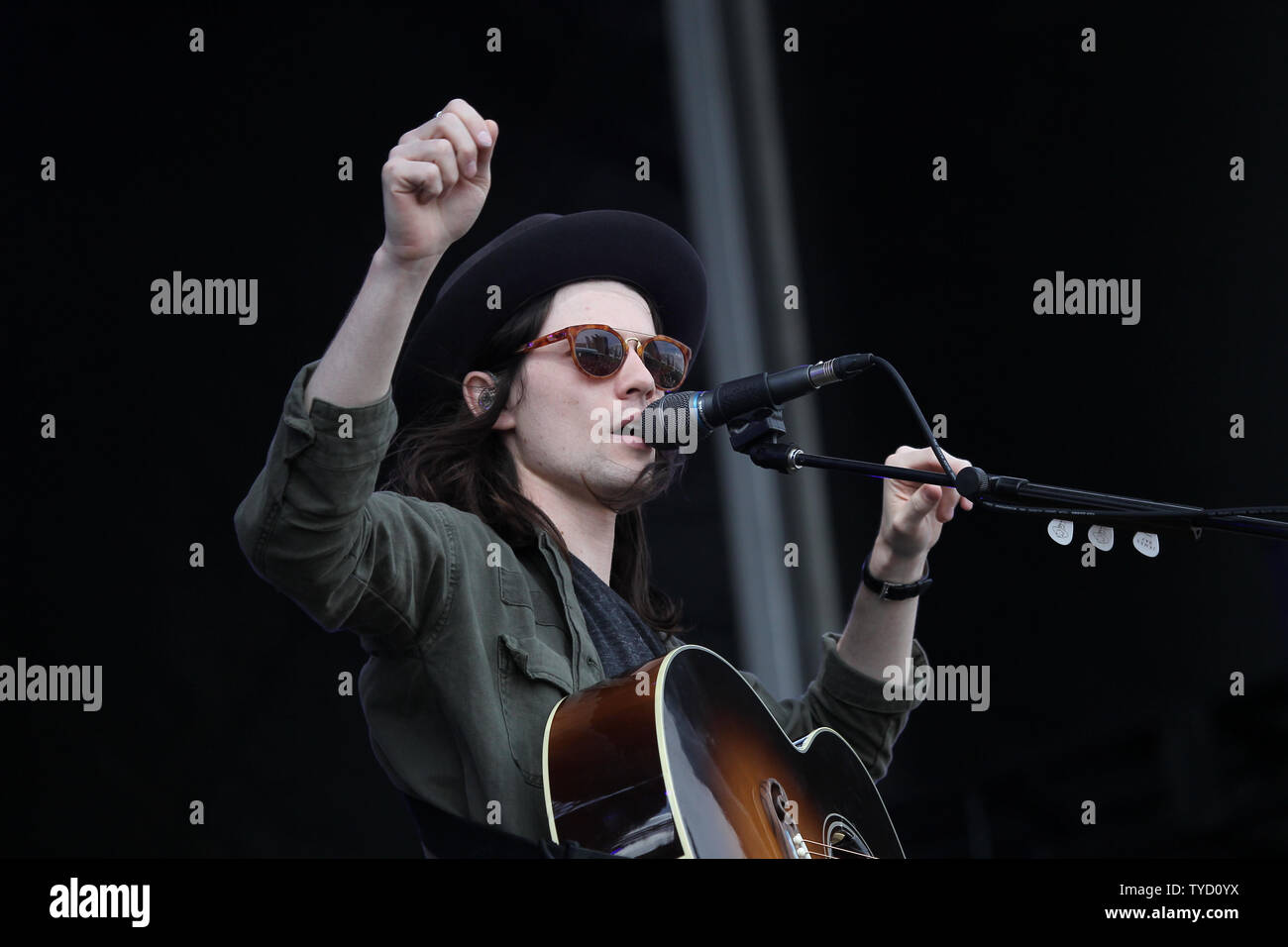 British singer James Bay performs during the 30th bi-annual Rock in Rio ...