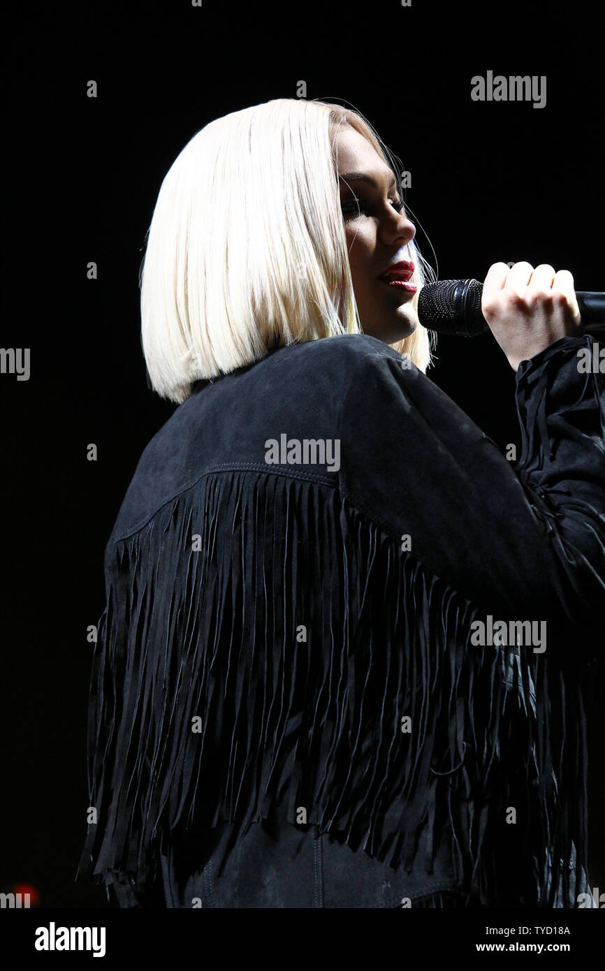 British singer Jessie J performs during the 30th bi-annual Rock in Rio ...
